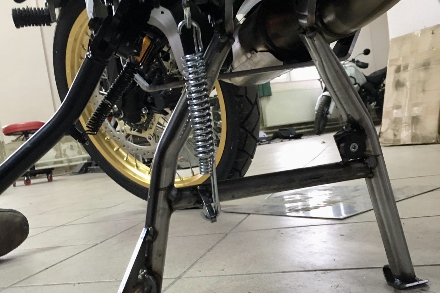 Honda XL750 Transalp – Center Stand – Outback Motortek USA EAST
