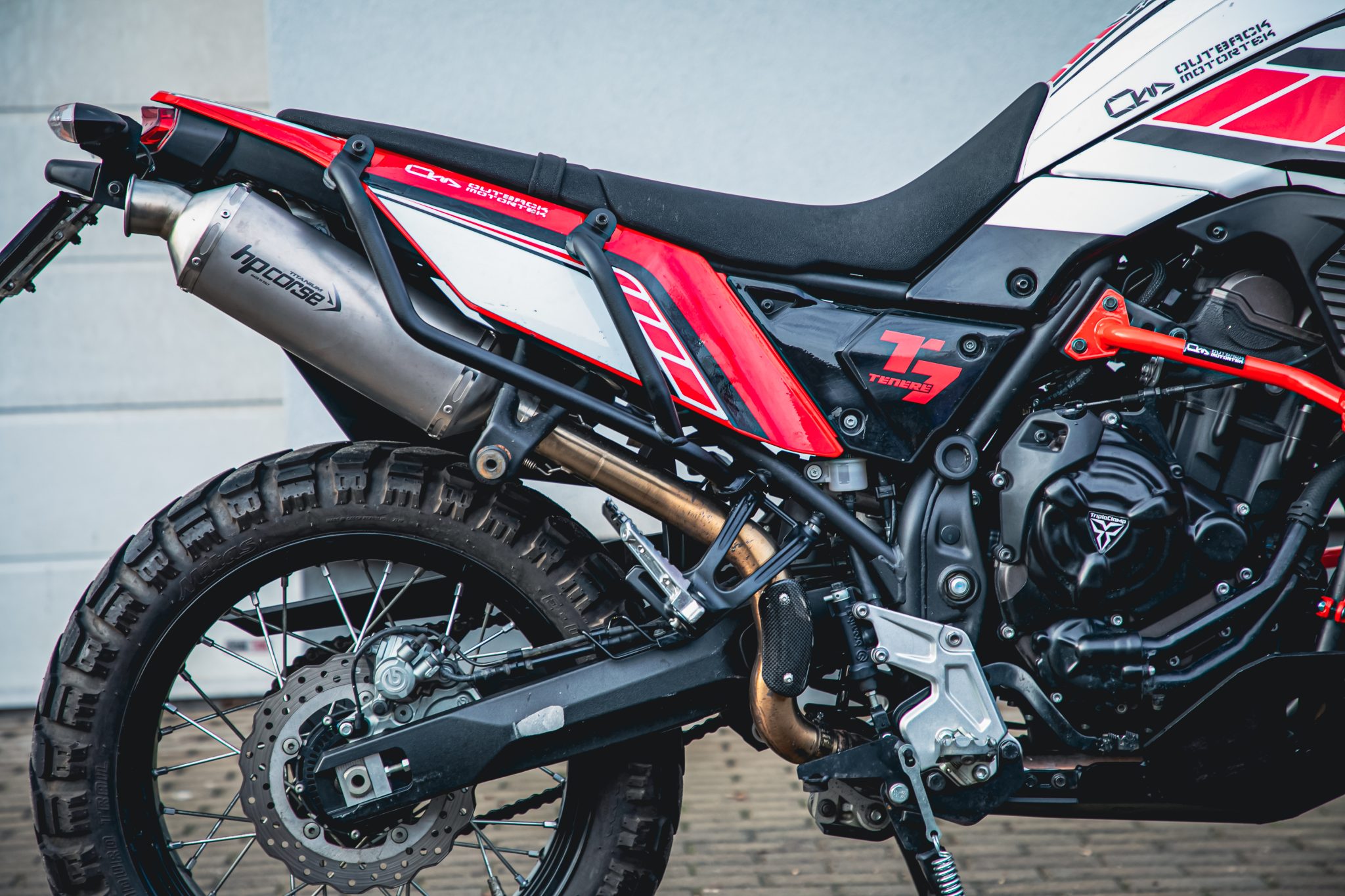 Yamaha Tenere 700 - Rackless Luggage Support – Outback Motortek USA EAST